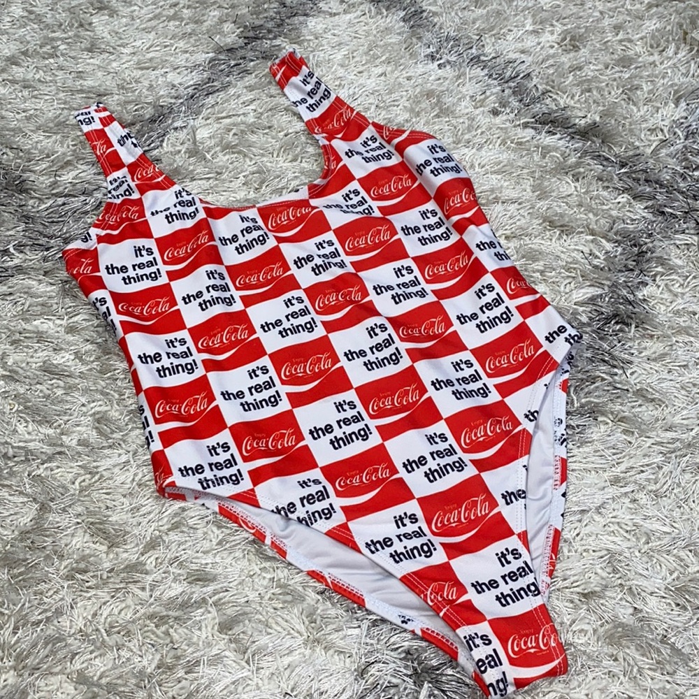 Coca Cola “It’s The Real Thing! Bathing Suit Sz 2 - Gem